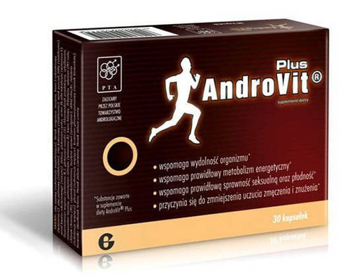 ANDROVIT Plus x 30 kapsułek | cena, opinie, dawkowanie, skład | i-Apteka.pl