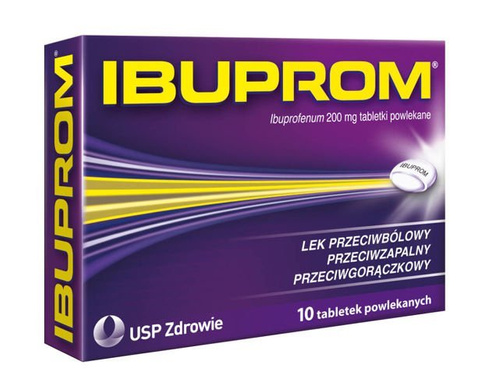 IBUPROM x 10 tabletek | cena, opinie, dawkowanie, skład | i-Apteka.pl