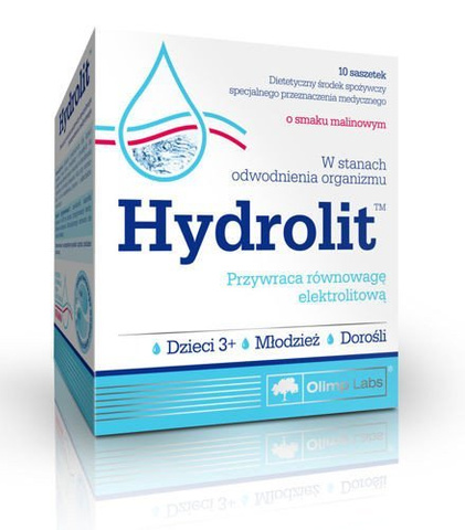 Hydrolit x 10 saszetek smak malinowy | cena, opinie, dawkowanie, skład ...