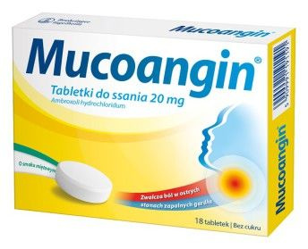 Mucoangin x 18 tabletek do ssania | cena, opinie, dawkowanie, skład | i ...