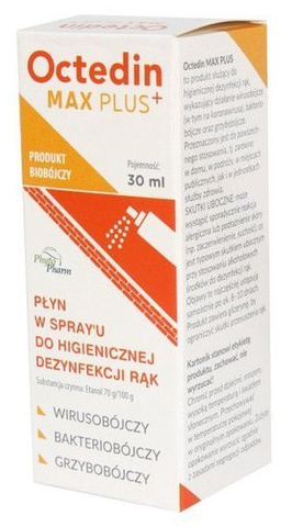 Octedin Max Plus spray 30ml | cena, opinie, dawkowanie, skład | i-Apteka.pl