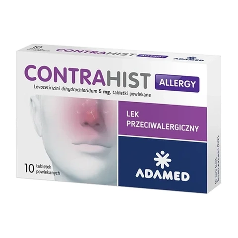 Contrahist Allergy, lek przeciwalergiczny 10 tabletek | i-apteka.pl