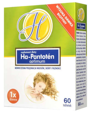 HA-PANTOTEN Optimum x 60 tabletek | cena, opinie, dawkowanie, skład | i ...