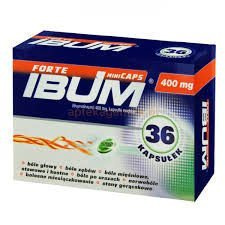 IBUM FORTE MINICAPS 400mg x 36 kapsułek | cena, opinie, dawkowanie ...