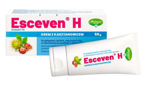 Esceven H Krem z kasztanowcem 50g | cena, opinie, dawkowanie, skład | i ...