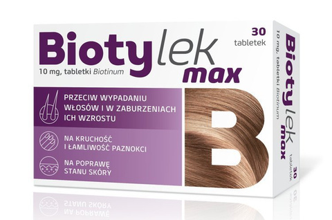 Biotylek MAX 0,01g x 30 tabletek | cena, opinie, dawkowanie, skład | i ...