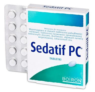 SEDATIF PC x 60 tabletek | cena, opinie, dawkowanie, skład | i-Apteka.pl