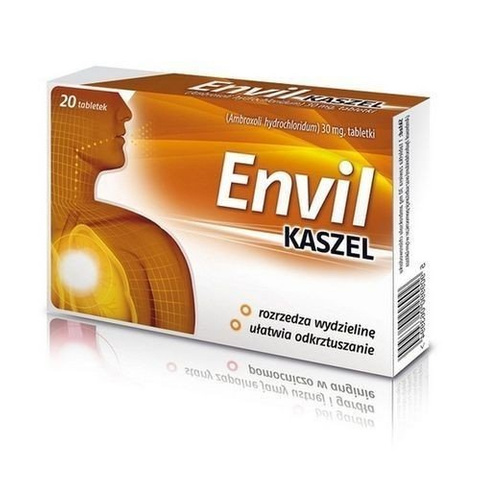 ENVIL KASZEL 30mg x 20 tabletek | cena, opinie, dawkowanie, skład | i ...