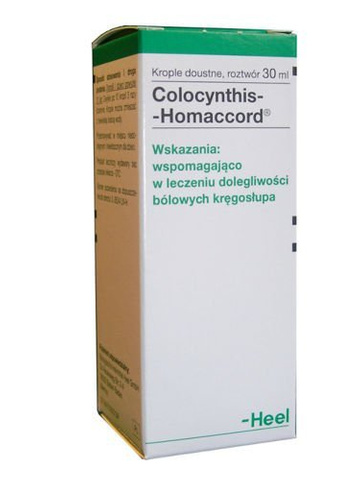 COLOCYNTHIS HOMACCORD krople 30ml | cena, opinie, dawkowanie, skład | i ...