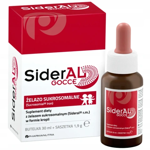 Sideral Gocce saszetka z proszkiem + butelka 30ml x 1 sztuka | cena ...