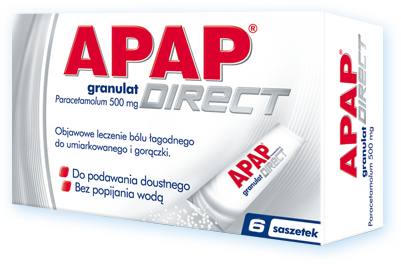 APAP Direct x 6 saszetek | cena, opinie, dawkowanie, skład | i-Apteka.pl