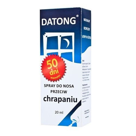 DATONG spray przeciw chrapaniu do nosa 20ml | cena, opinie, dawkowanie ...