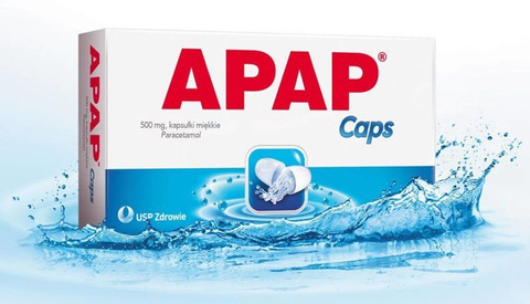 Apap Caps x 10 kapsułek | cena, opinie, dawkowanie, skład | i-Apteka.pl