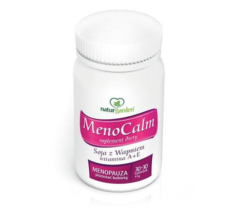 MENOCALM Soja z Wapniem witamina A+E x 60 tabletek | cena, opinie ...