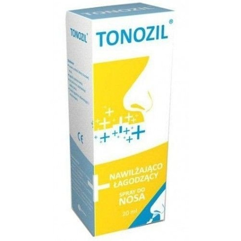 Tonozil Spray nawilżająco-łagodzący do nosa 20ml | cena, opinie ...