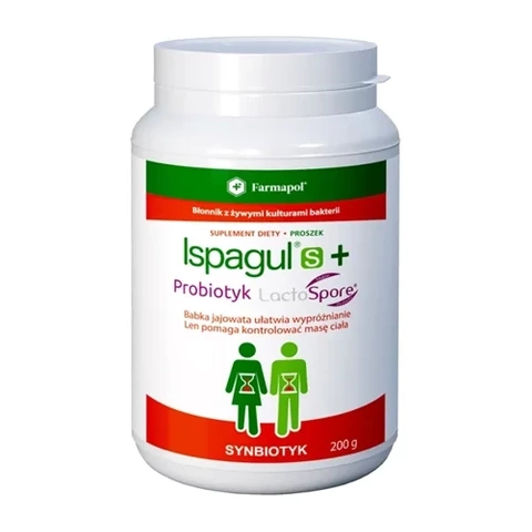 Ispagul S + Probiotyk proszek 200g | cena, opinie, dawkowanie, skład ...