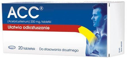 ACC 200mg x 20 tabletek | cena, opinie, dawkowanie, skład | i-Apteka.pl