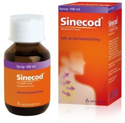 SINECOD syrop 100ml | cena, opinie, dawkowanie, skład | i-Apteka.pl