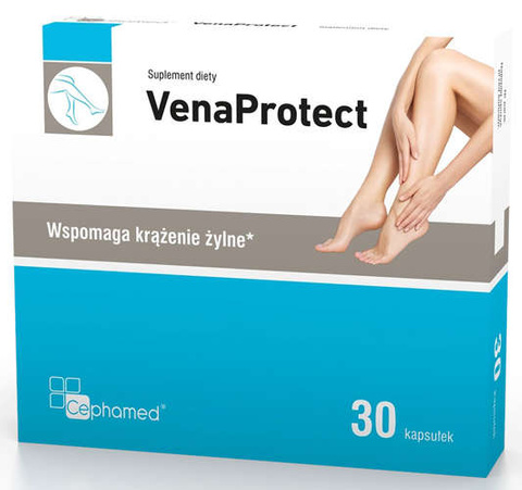 VenaProtect x 30 kapsułek | cena, opinie, dawkowanie, skład | i-Apteka.pl