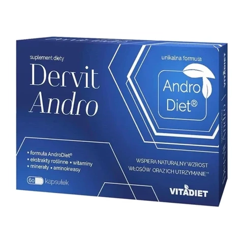 Dervit Andro x 60 kapsułek | cena, opinie, dawkowanie, skład | i-Apteka.pl