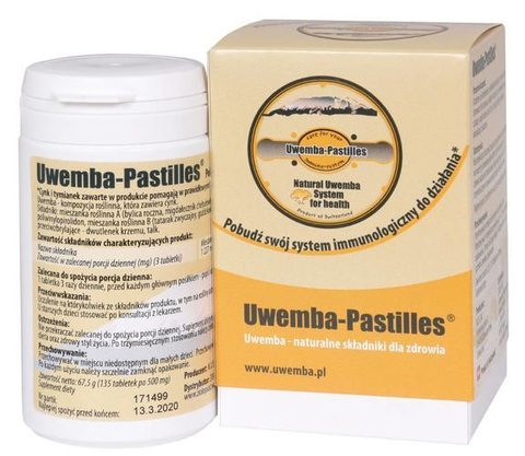 Uwemba-Pastilles x 135 tabletek | cena, opinie, dawkowanie, skład | i ...