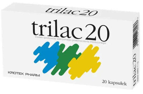 Trilac 20, kapsułki 20 szt. | cena, opinie, dawkowanie, skład | i-Apteka.pl