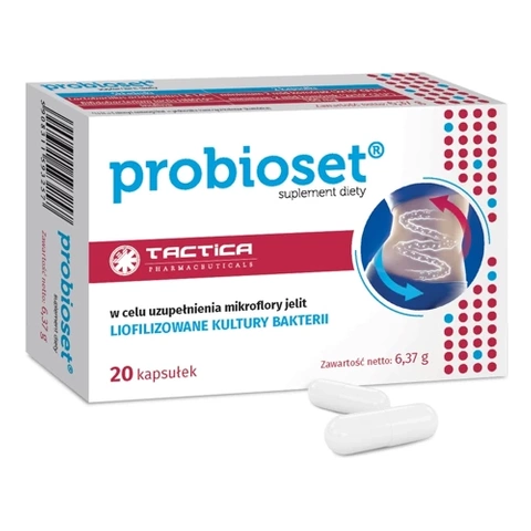 PROBIOSET x 20 kapsułek | cena, opinie, dawkowanie, skład | i-Apteka.pl