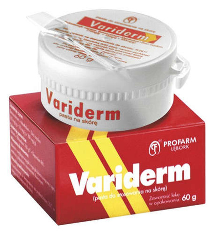 VARIDERM Pasta 60g | cena, opinie, dawkowanie, skład | i-Apteka.pl