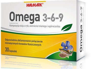 Omega 3-6-9 kapsułki 500mg x 30 sztuk | cena, opinie, dawkowanie, skład ...