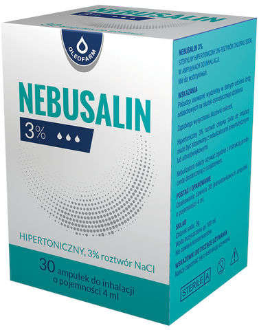 Nebusalin 3% do inhalacji 4ml x 30 ampułek | cena, opinie, dawkowanie ...