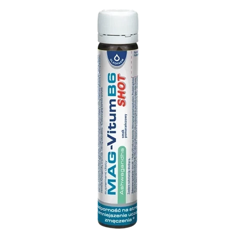 Mag-Vitum B6 Ashwagandha Shot 25ml | cena, opinie, dawkowanie, skład | i-Apteka.pl