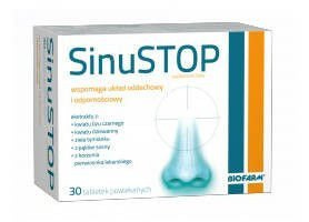 SINUSTOP x 30 tabletek powlekanych | cena, opinie, dawkowanie, skład ...
