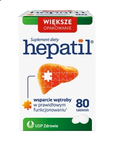 HEPATIL x 80 tabletek | cena, opinie, dawkowanie, skład | i-Apteka.pl