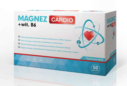 Magnez CARDIO + wit. B6 x 50 kapsułek | cena, opinie, dawkowanie, skład ...
