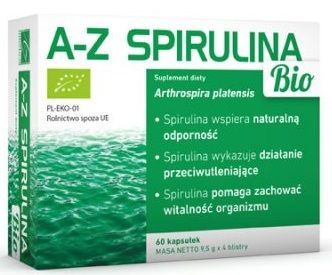 Spirulina Bio x 60 kapsułek | cena, opinie, dawkowanie, skład | i-Apteka.pl