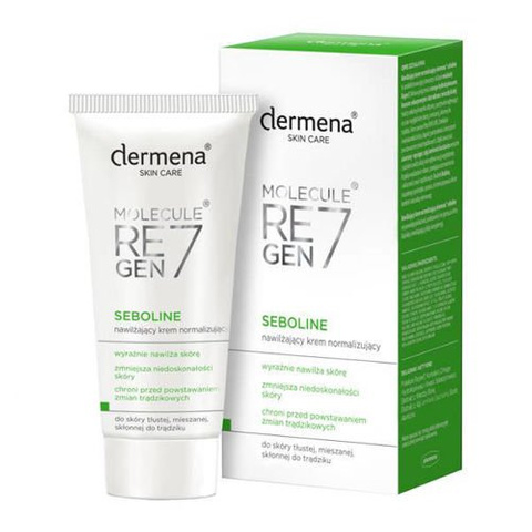 DERMENA Skin Care Seboline nawilżający krem normalizujący 50ml | cena ...
