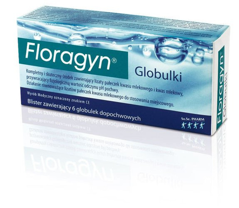 FLORAGYN x 6 globulek | cena, opinie, dawkowanie, skład | i-Apteka.pl