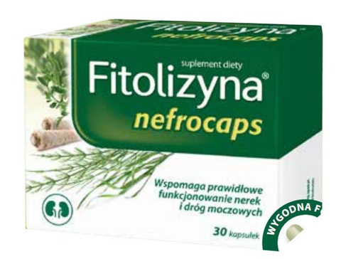 FITOLIZYNA NEFROCAPS x 30 kapsułek | cena, opinie, dawkowanie, skład ...