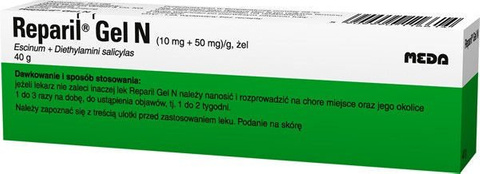 REPARIL Gel N 40g | cena, opinie, dawkowanie, skład | i-Apteka.pl