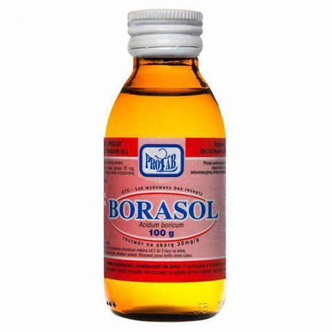 BORASOL 3% płyn 100g | cena, opinie, dawkowanie, skład | i-Apteka.pl