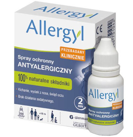 Allergyl spray ochronny x 200 dawek | cena, opinie, dawkowanie, skład ...