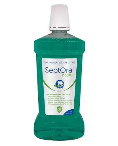 SeptOral Natura Płyn do płukania jamy ustnej 500ml - opinie, działanie ...
