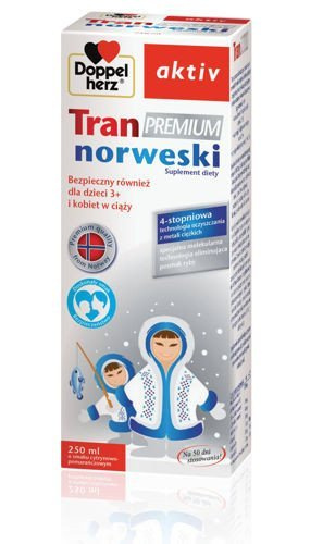 DOPPELHERZ Aktiv Tran Premium norweski płyn 250m - opinie, działanie ...