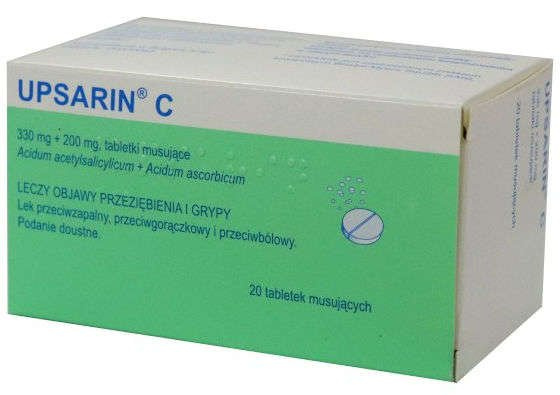 UPSARIN C IR x 20 tabletek musujących - opinie, działanie, skład ...