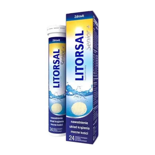 Litorsal Senior+ x 24 tabletki musujące - opinie, działanie, skład ...