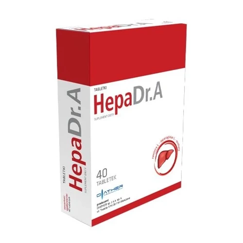 HepaDr.A x 40 tabletek - opinie, działanie, skład - Diather - i-Apteka.pl