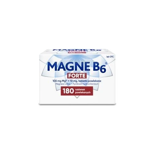 Magne B6 Forte x 180 tabletek - opinie, działanie, skład - Opella ...