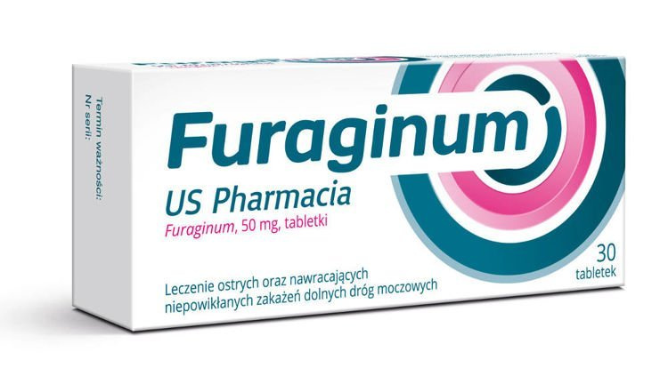 Furaginum US Pharmacia 50mg x 30 tabletek - opinie, działanie, skład ...