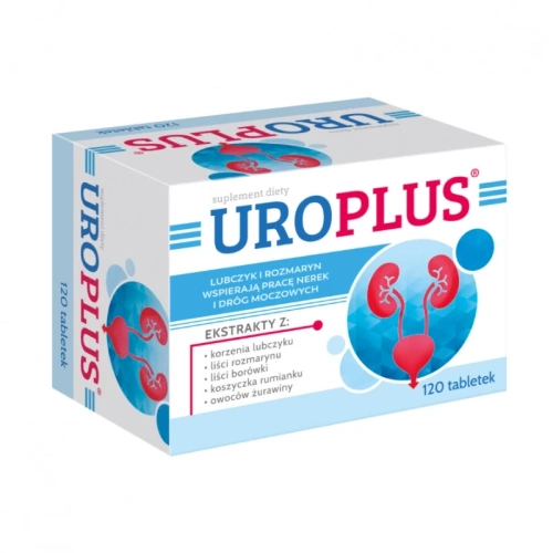 Uroplus x 120 tabletek - opinie, działanie, skład - Uropharma Sp.zo.o. - i-Apteka.pl