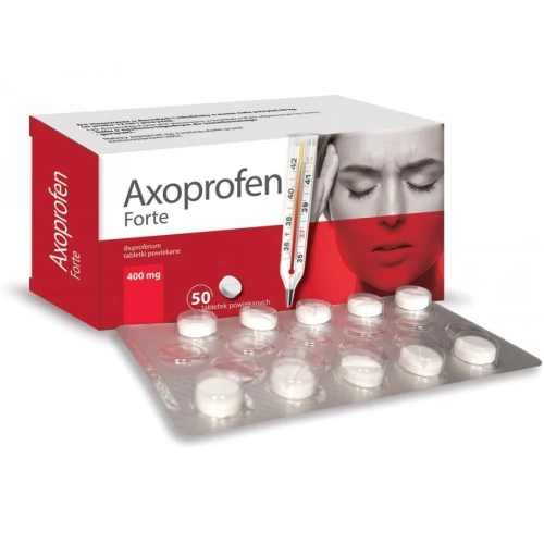 Axoprofen Forte 400mg x 50 tabletek - opinie, działanie, skład - Aristo ...